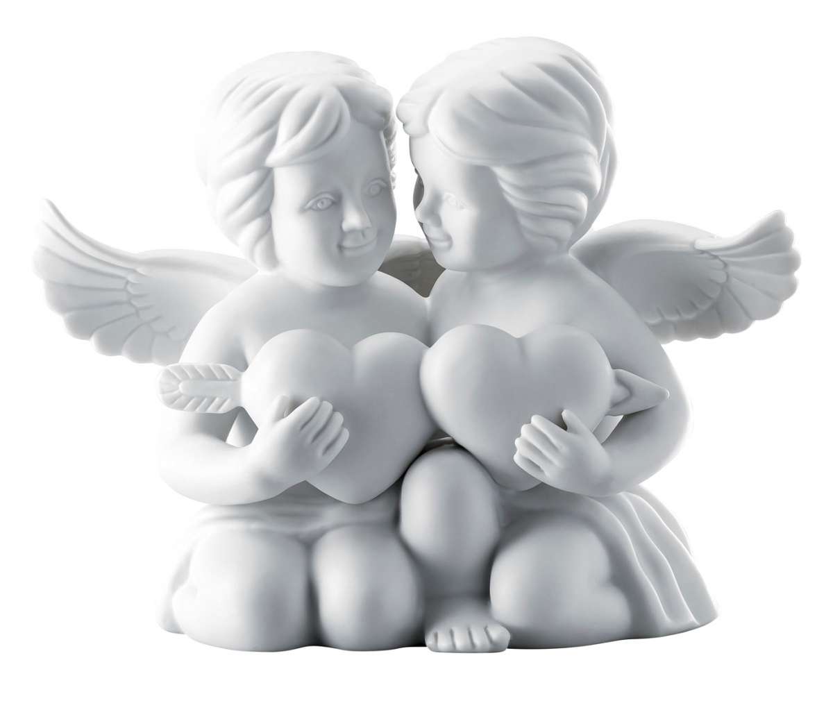 Rosenthal Engel klein Weiss matt Paar mit Herz 5 cm | Schäfer - Küche ...